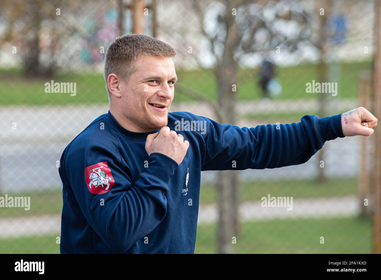 Olympic medalist boxer hi-res stock photography and images - Alamy