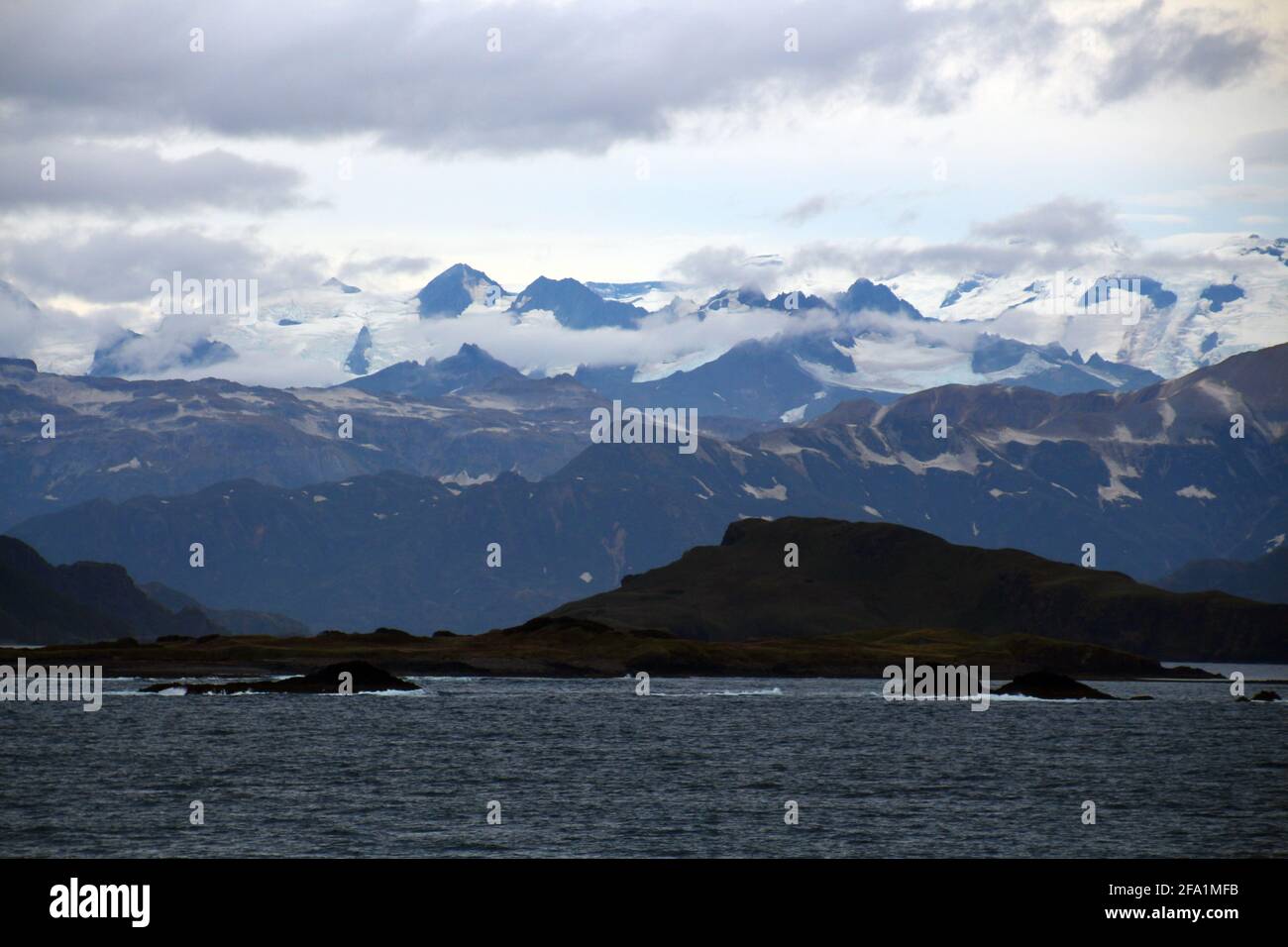 Landscape in the Kukak Bay Katmai National Park, Alaska, United States ...
