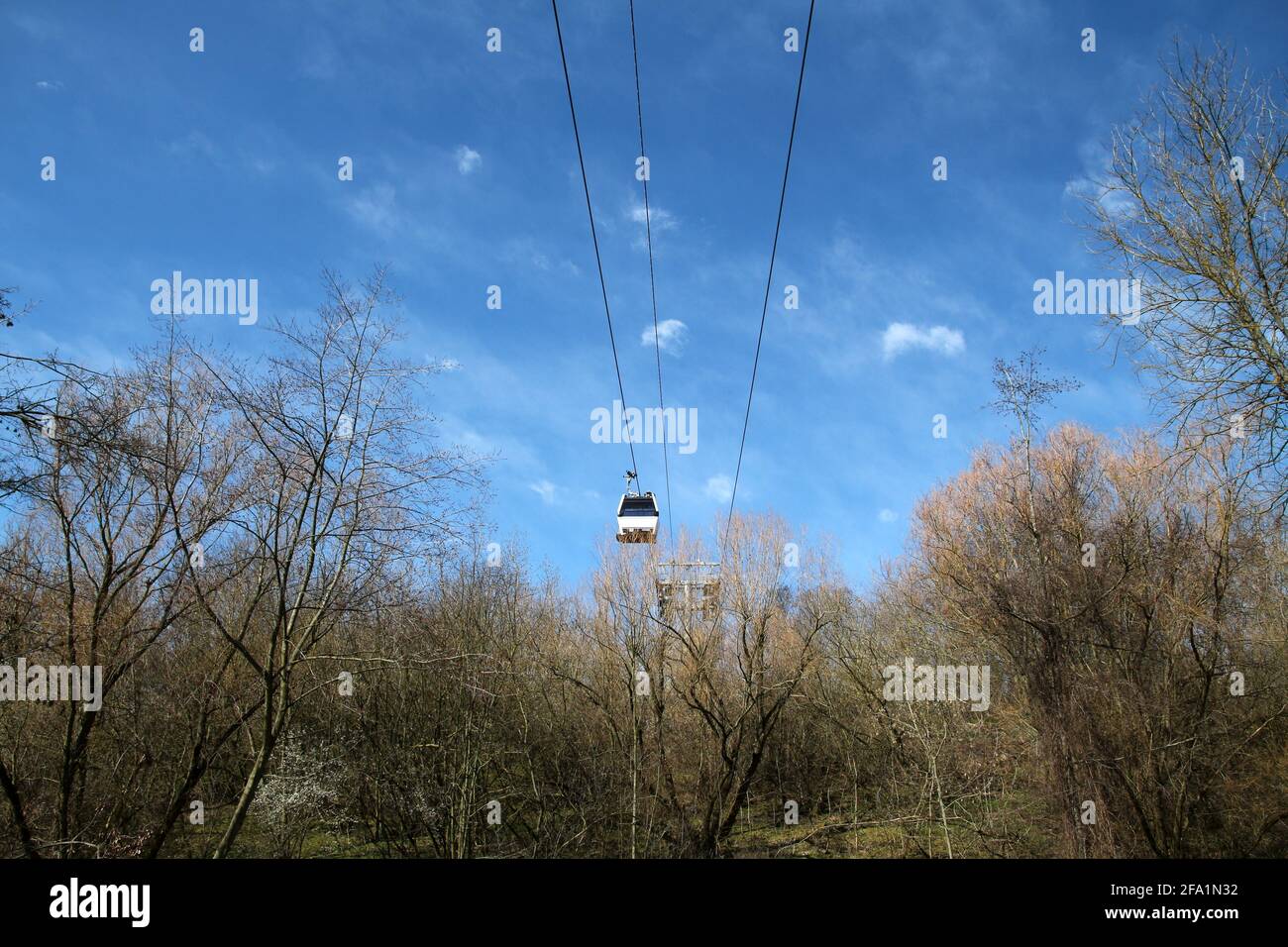 Cable car in Berlin, Germany Stock Photo - Alamy