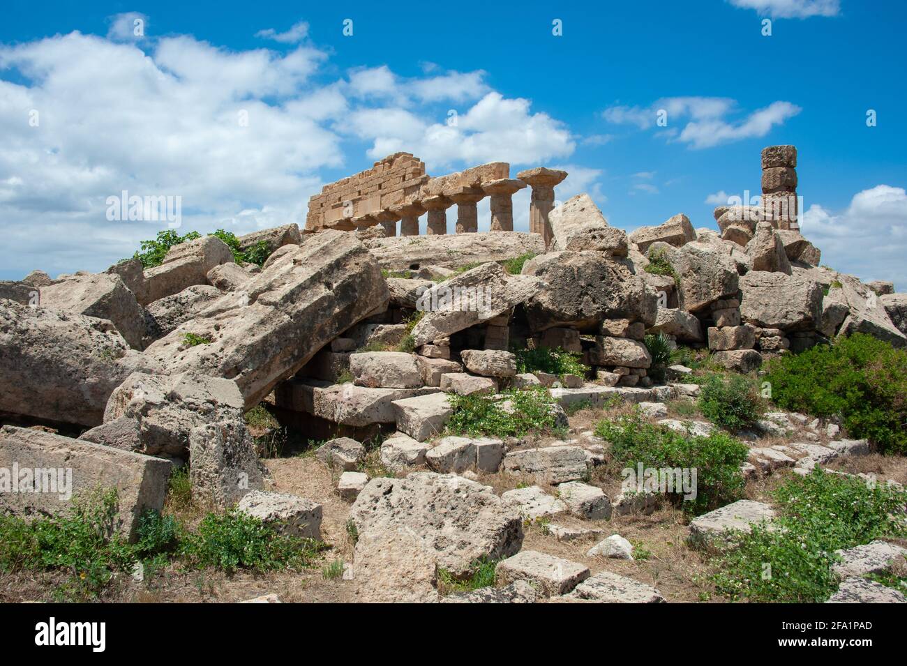 archeological park of Selinunte in Sicily Stock Photo - Alamy