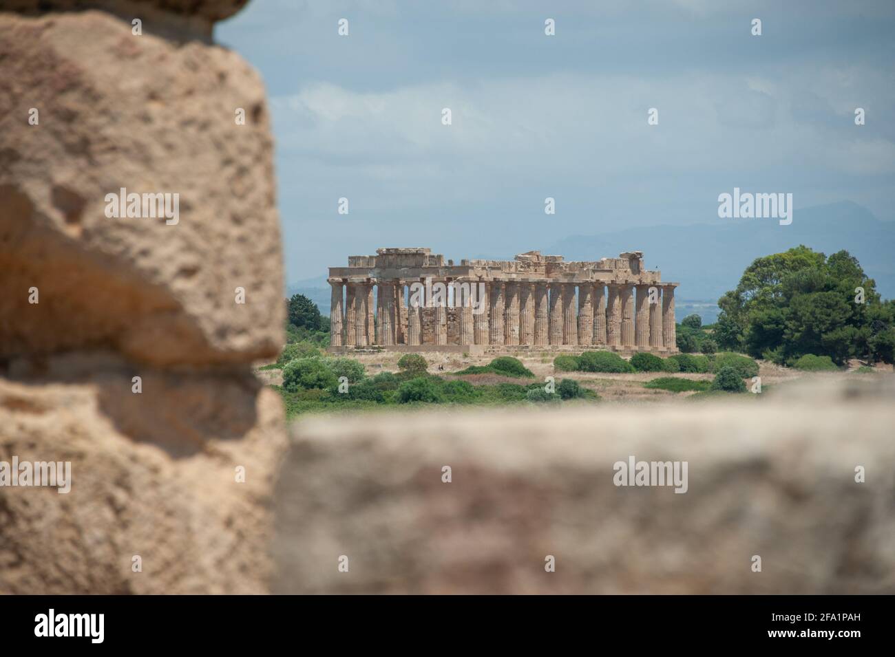 archeological park of Selinunte in Sicily Stock Photo - Alamy