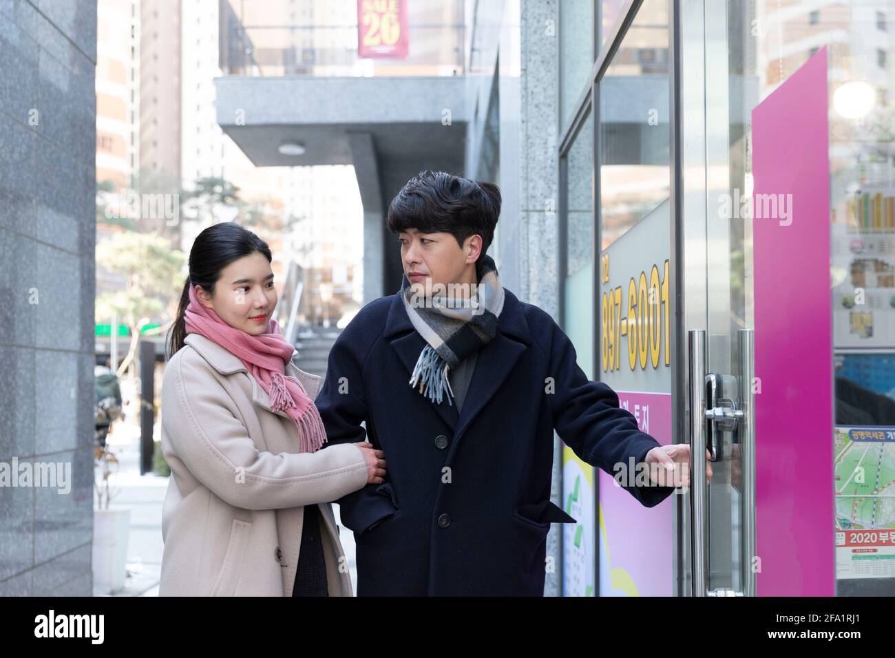 Husband calming wife down hi-res stock photography and images - Alamy