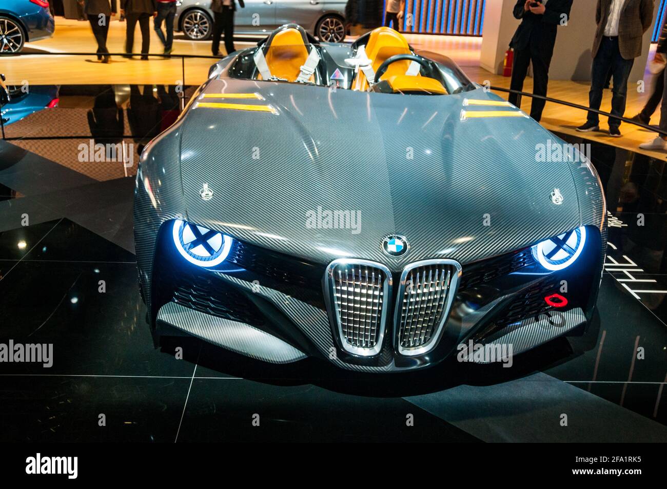 The BMW 328 Homage concept on display at the 2021 Shanghai Auto Show ...