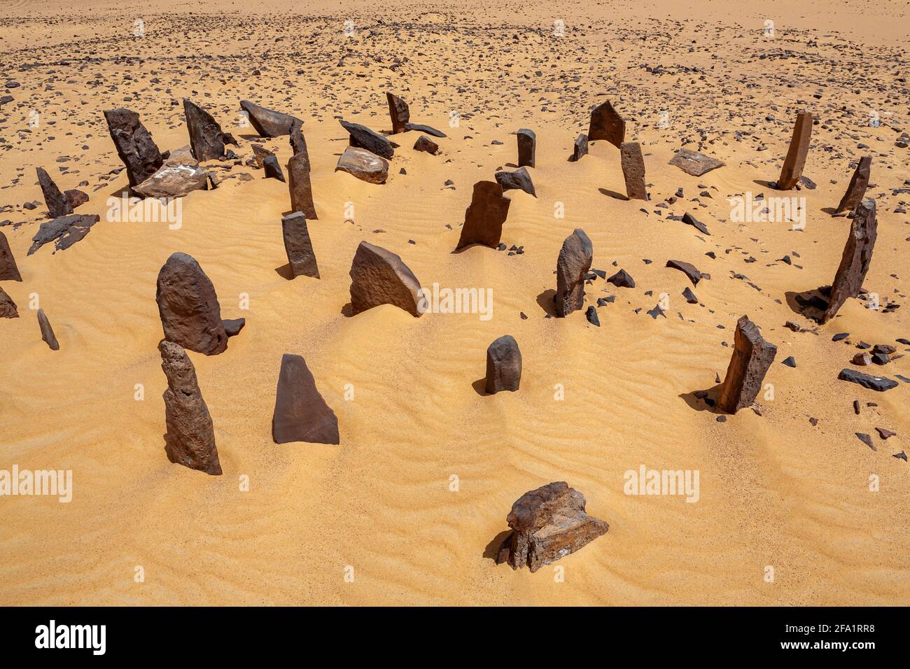 Stone circle nabta playa hi-res stock photography and images - Alamy