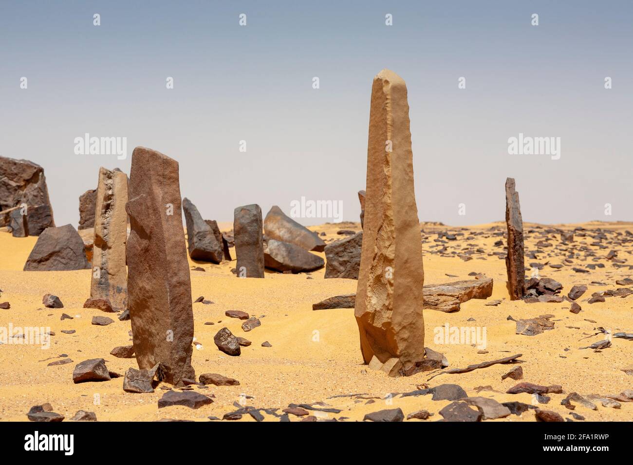 Stone circle nabta playa hi-res stock photography and images - Alamy