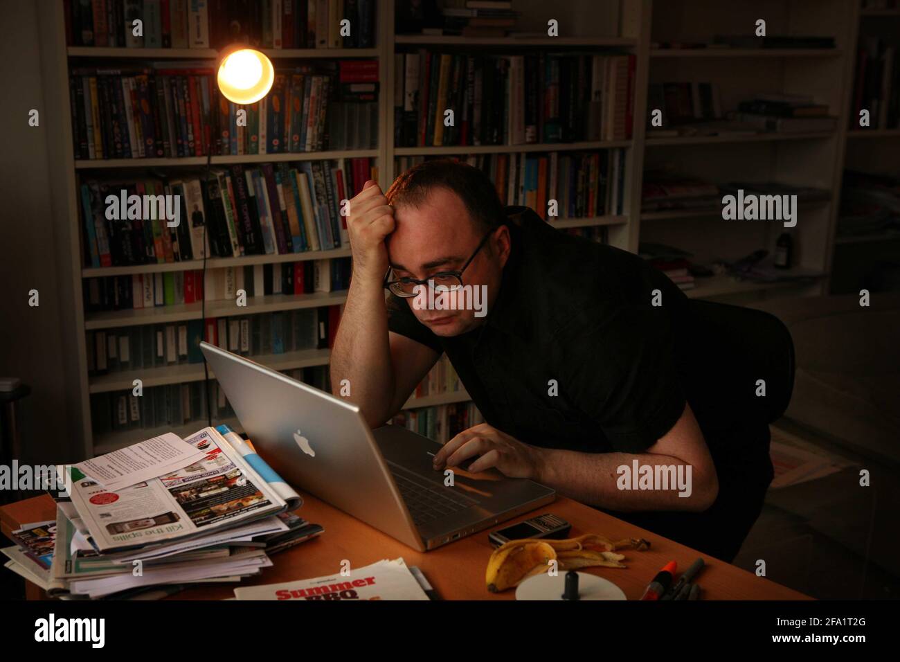 Rhodri Marsden at home spending the whole day using 'Stumble Upon' on ...