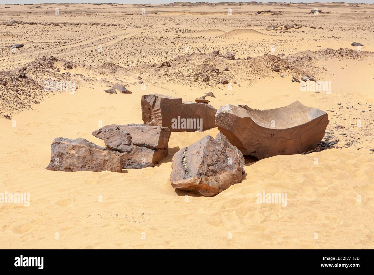 Nabta playa calendar circle hi-res stock photography and images - Alamy