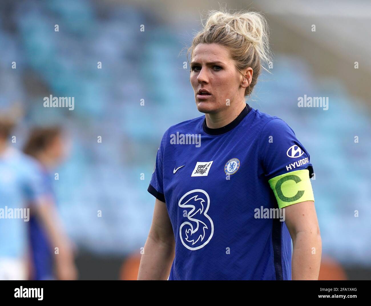 Manchester, England, 21st April 2021. Millie Bright of Chelsea during ...