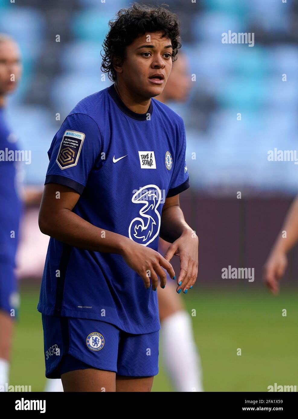 Manchester, England, 21st April 2021. Jess Carter of Chelsea during the ...
