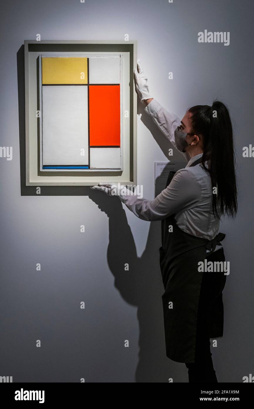 Piet mondrian composition ii hi-res stock photography and images - Alamy