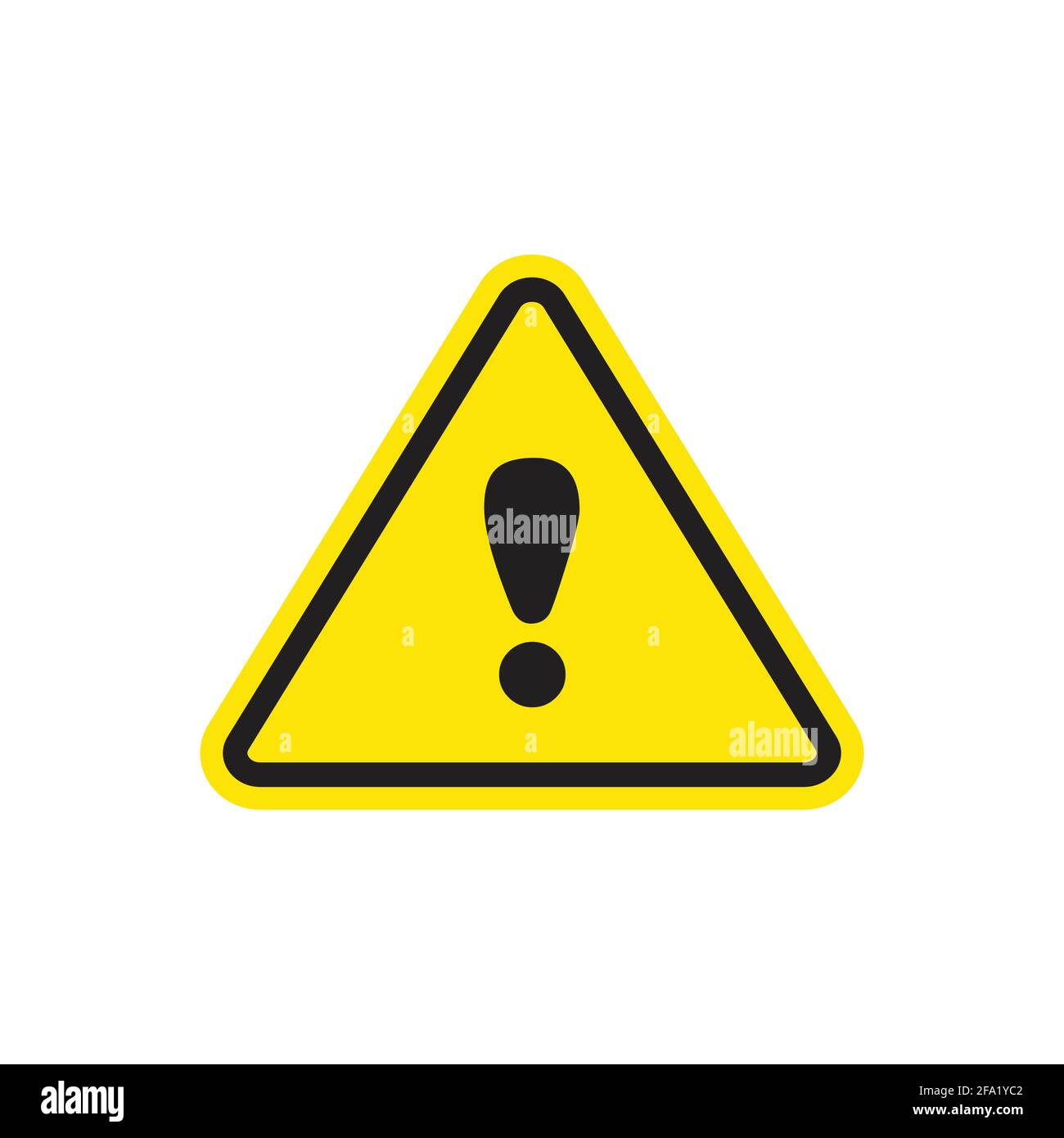 Yellow Triangle With Exclamation Mark Exclamation Mark On A Yellow