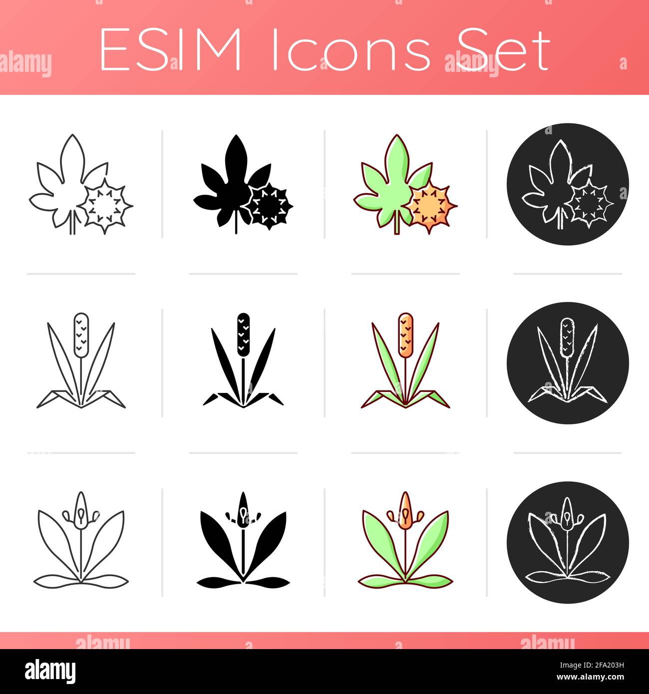 Intolerance for allergen icons set Stock Vector Image & Art - Alamy