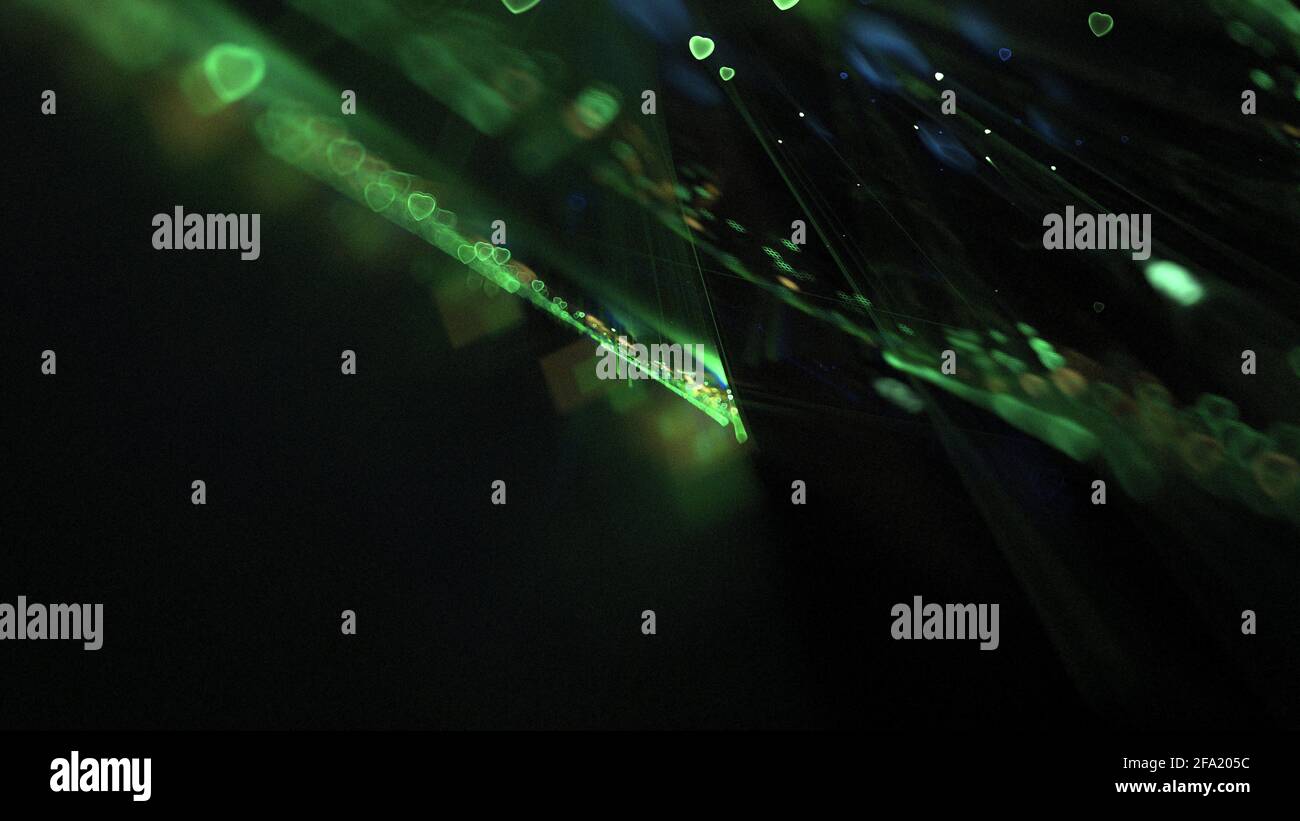 Stylish bokeh light particles motion hi-res stock photography and ...