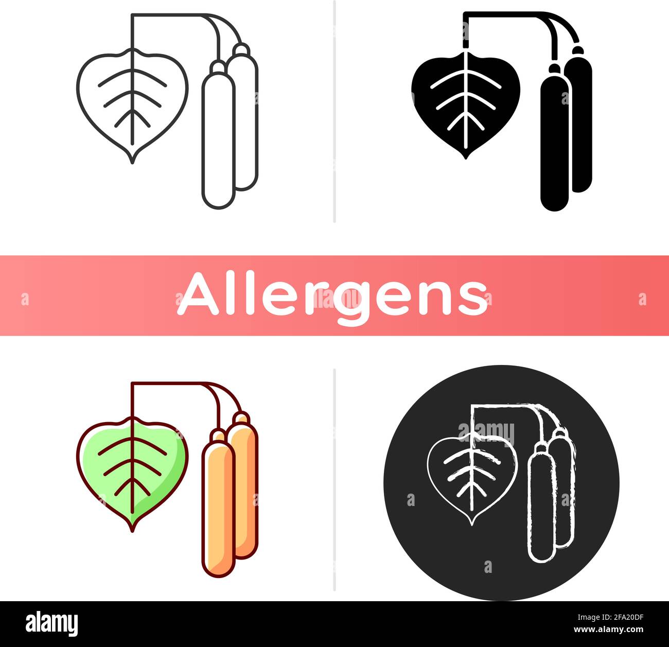 Birch pollen icon Stock Vector Image & Art - Alamy