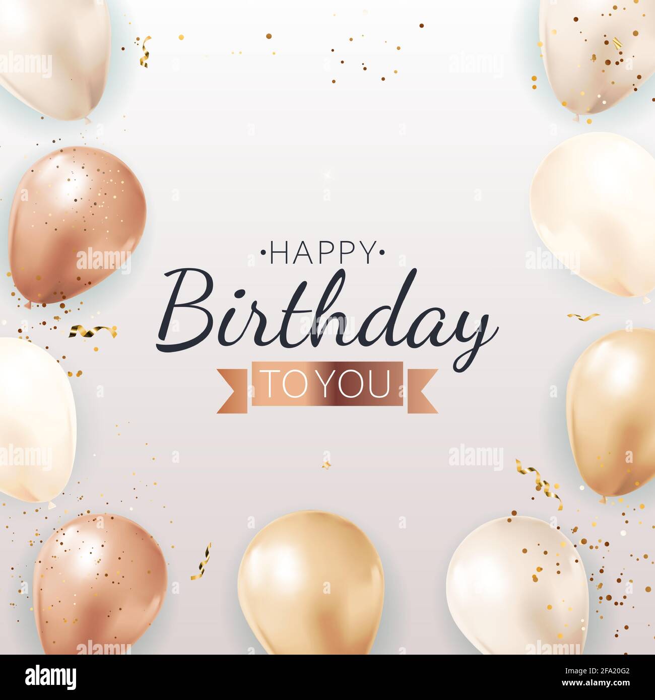 Realistic 3d balloon background for party, holiday, birthday, promotion ...