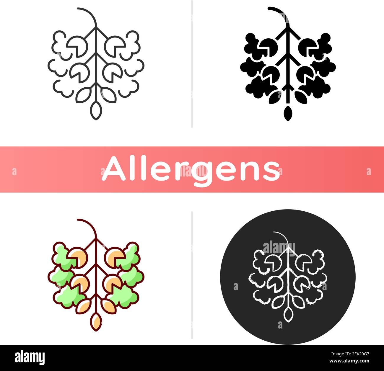 Poplar tree pollen icon Stock Vector Image & Art - Alamy