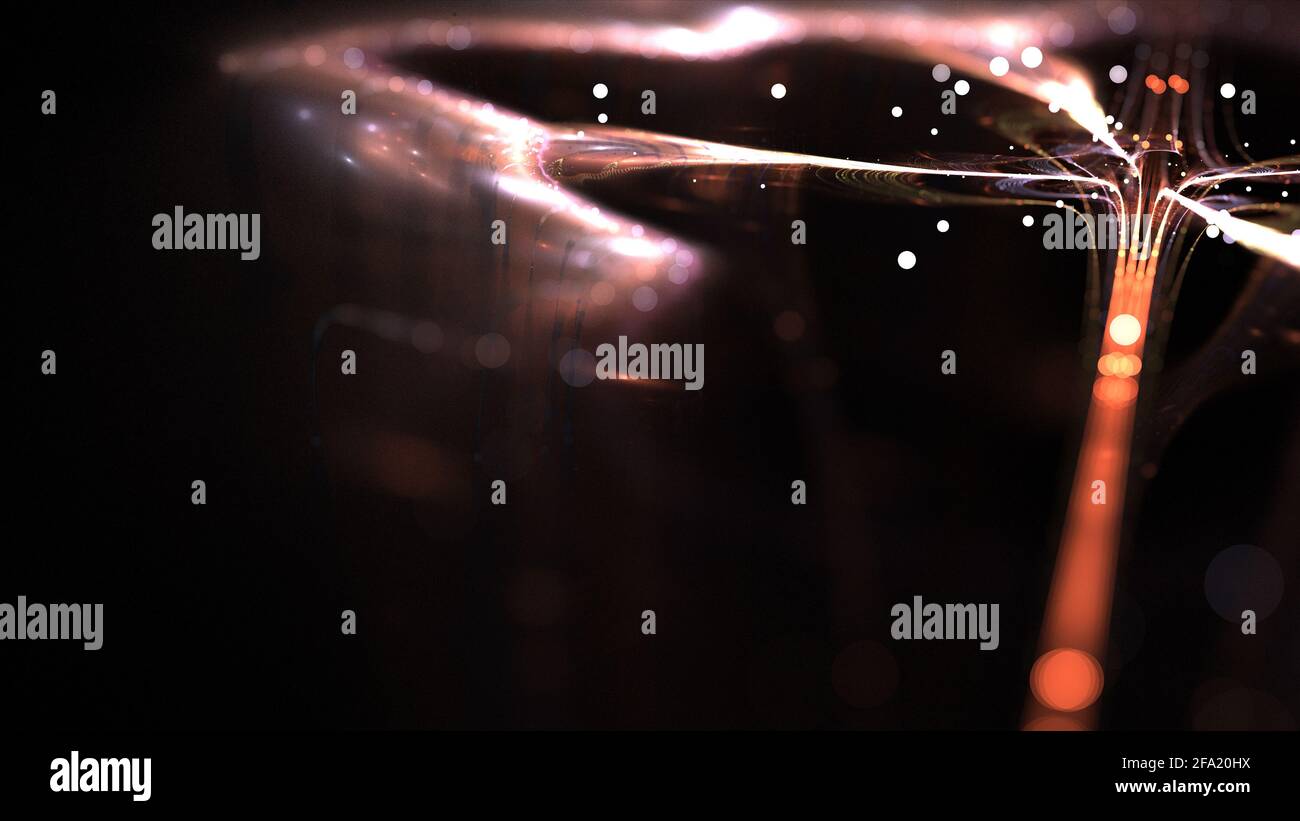 Stylish bokeh light particles motion hi-res stock photography and ...
