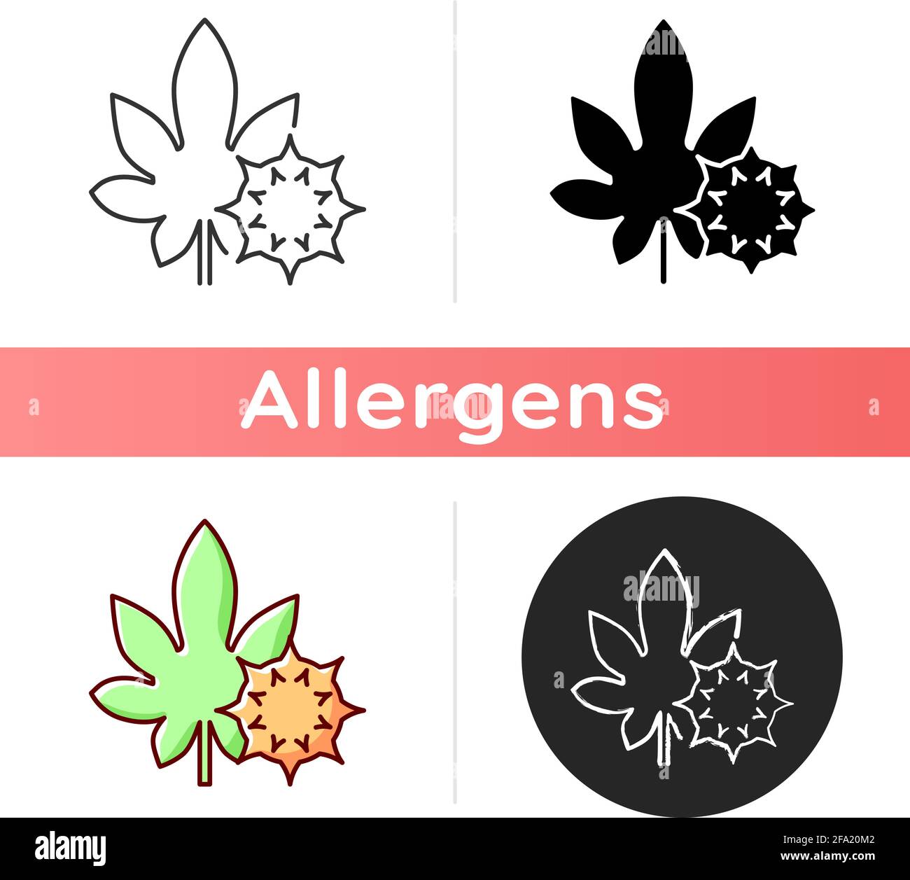 Castor bean not tick Stock Vector Images - Alamy