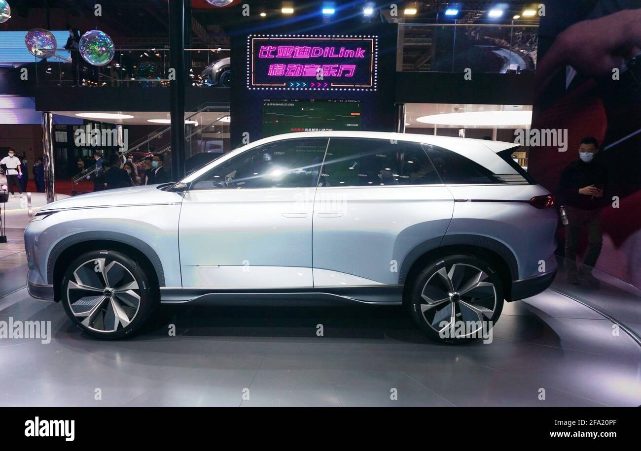Shanghai, Shanghai, China. 20th Apr, 2021. BYD X DREAM concept car at ...