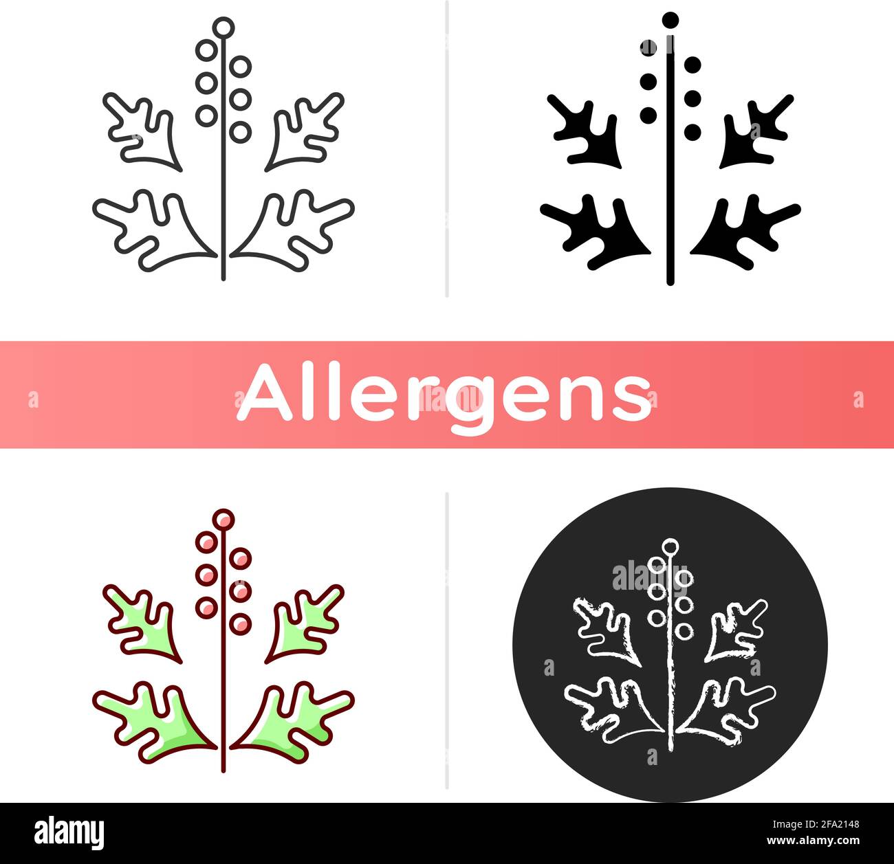 Ragweed pollen icon Stock Vector Image & Art - Alamy