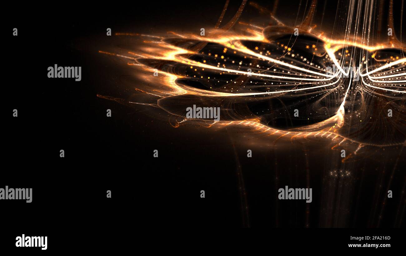 Abstract Background Lights Particles Rays Stock Photo - Alamy