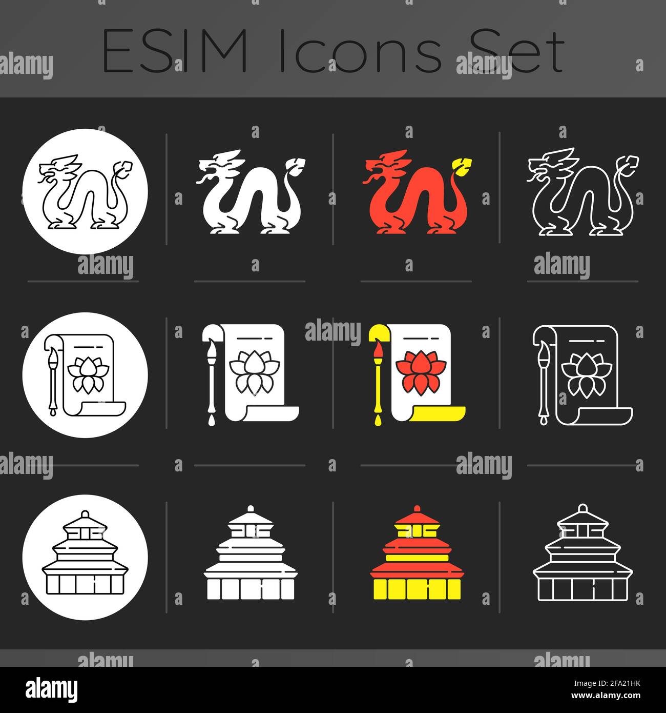 Eastern traditions Stock Vector Images - Alamy