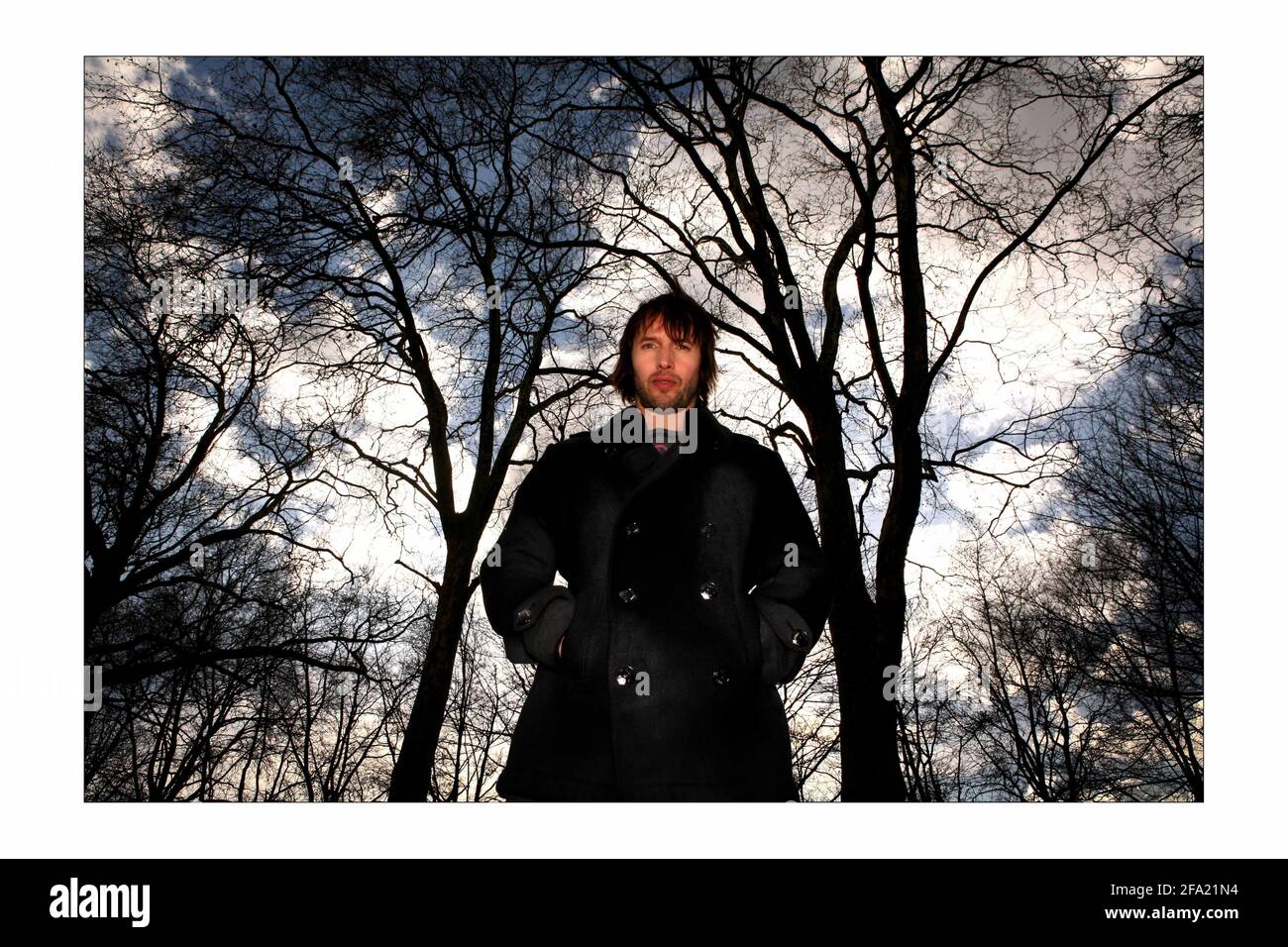 James Blunt.... Singer photographed in London ahead of 08 European ...