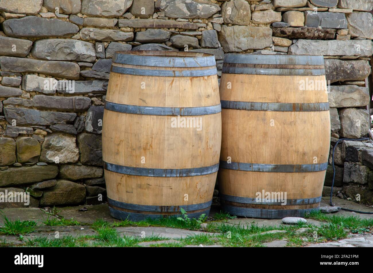 Two large barrels hi-res stock photography and images - Alamy