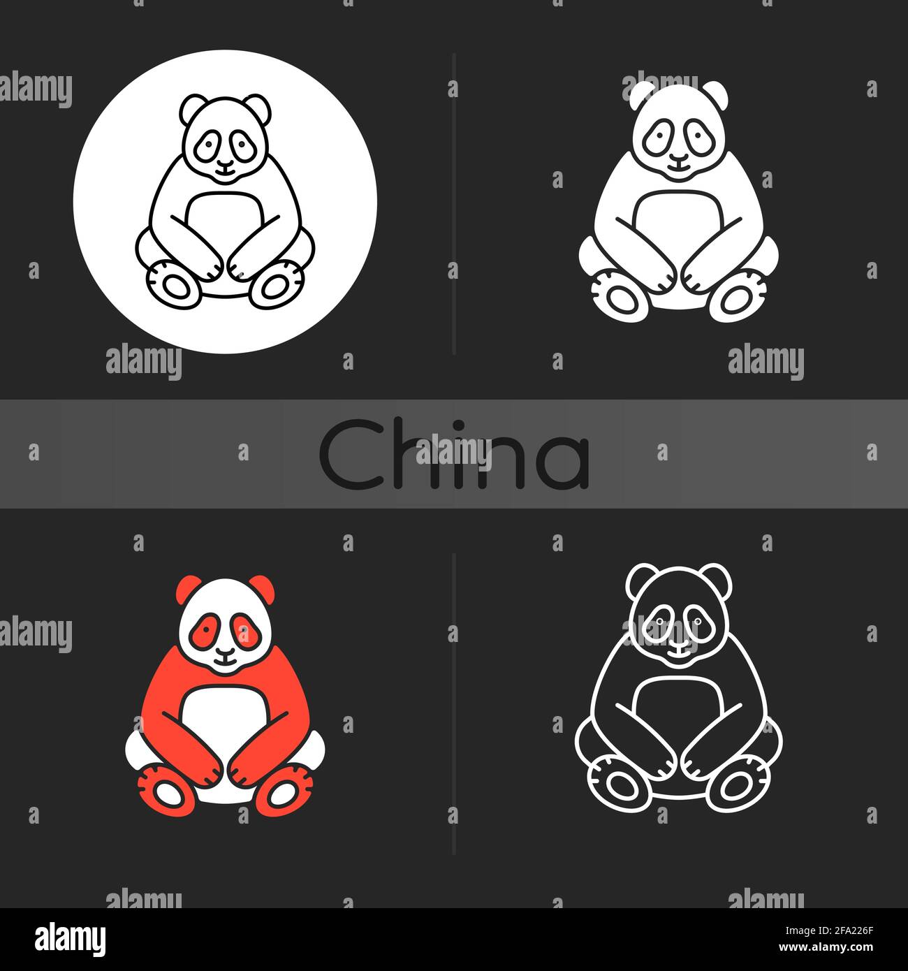 Bear animal theme icon Stock Vector Images - Alamy