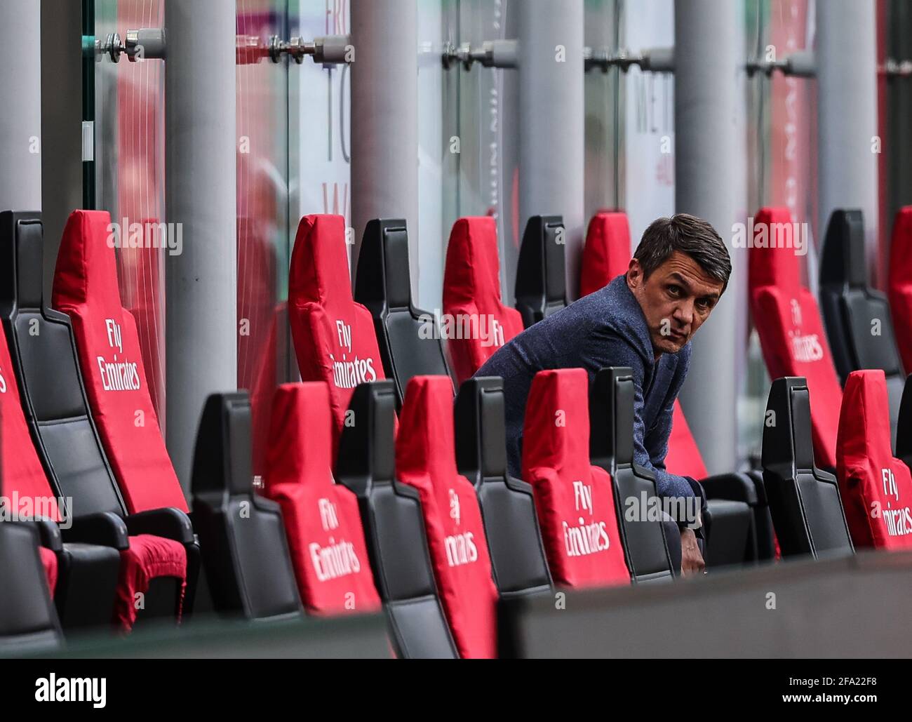 Paolo maldini technical area director hi-res stock photography and ...