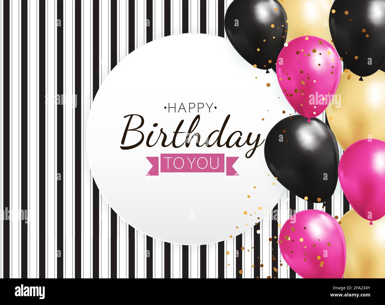 Realistic 3d balloon background for party, holiday, birthday, promotion ...