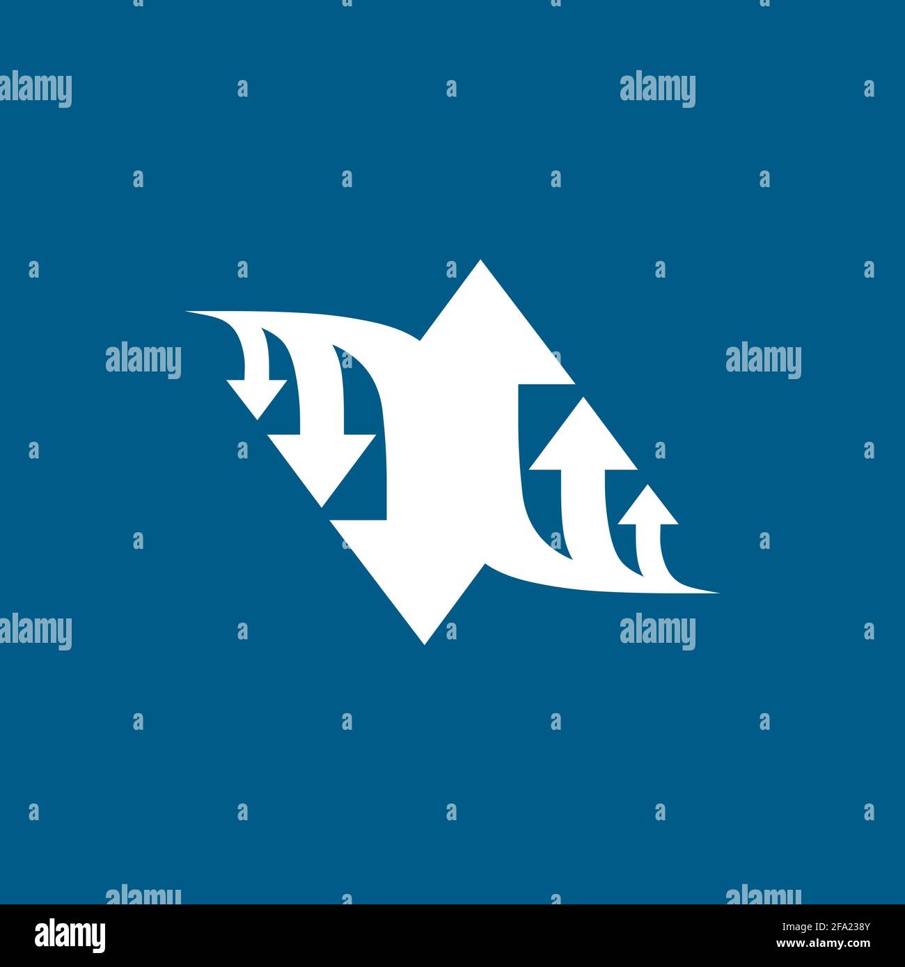 One way arrows traffic sign Stock Vector Images - Alamy