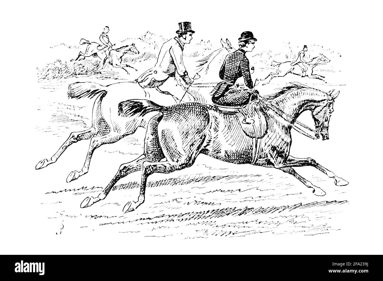 Hunting horse london Black and White Stock Photos & Images - Alamy