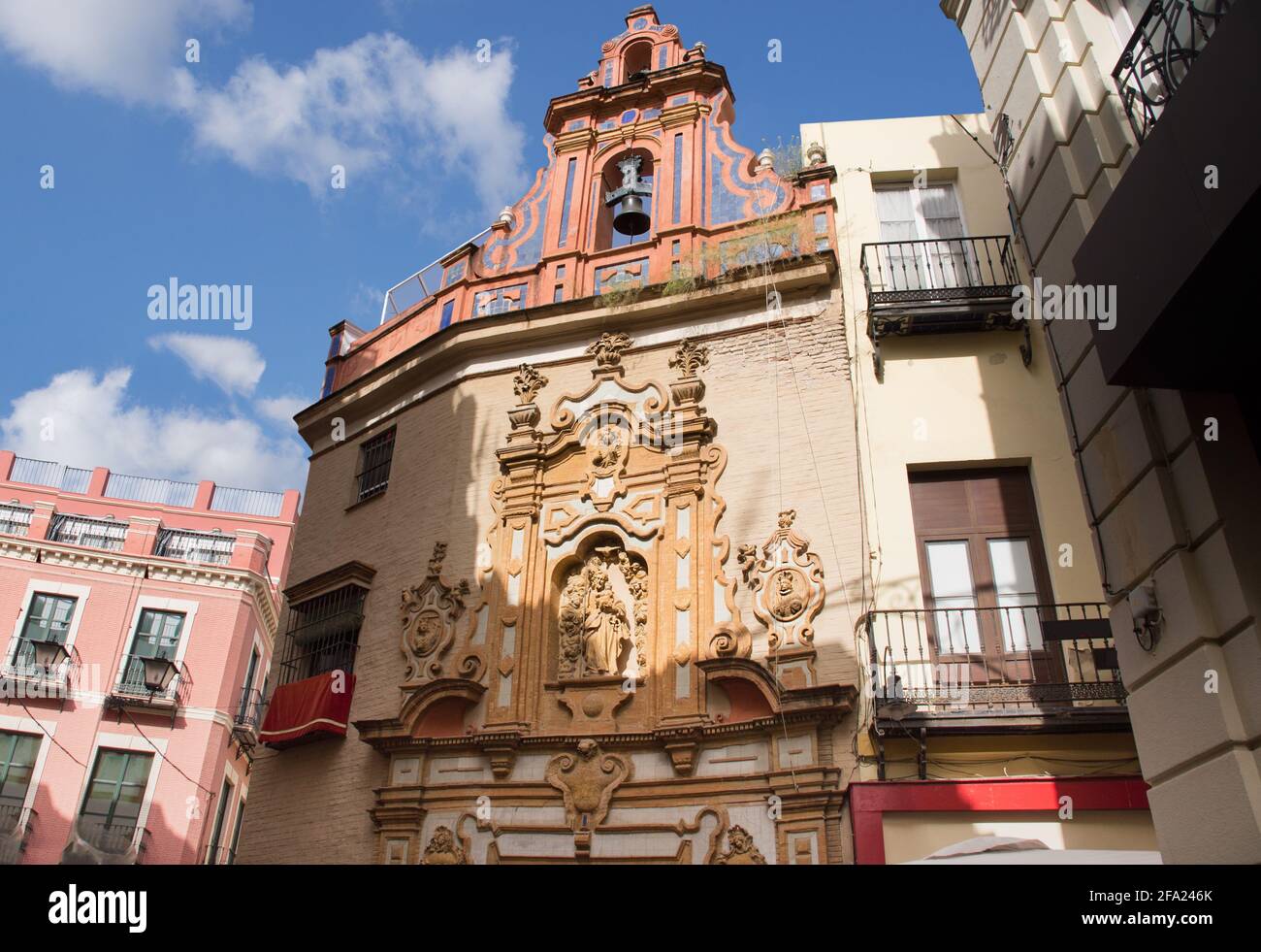 Historic buildings and monuments of Seville, Spain. Architectural ...