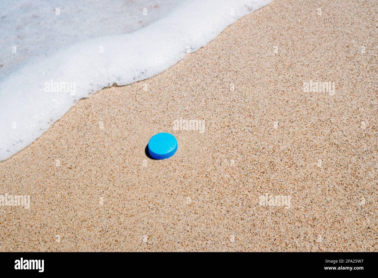 Microplastics on beaches abound due to plastic waste that is thrown ...