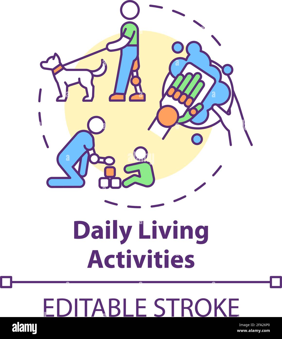 Daily living Cut Out Stock Images & Pictures - Alamy