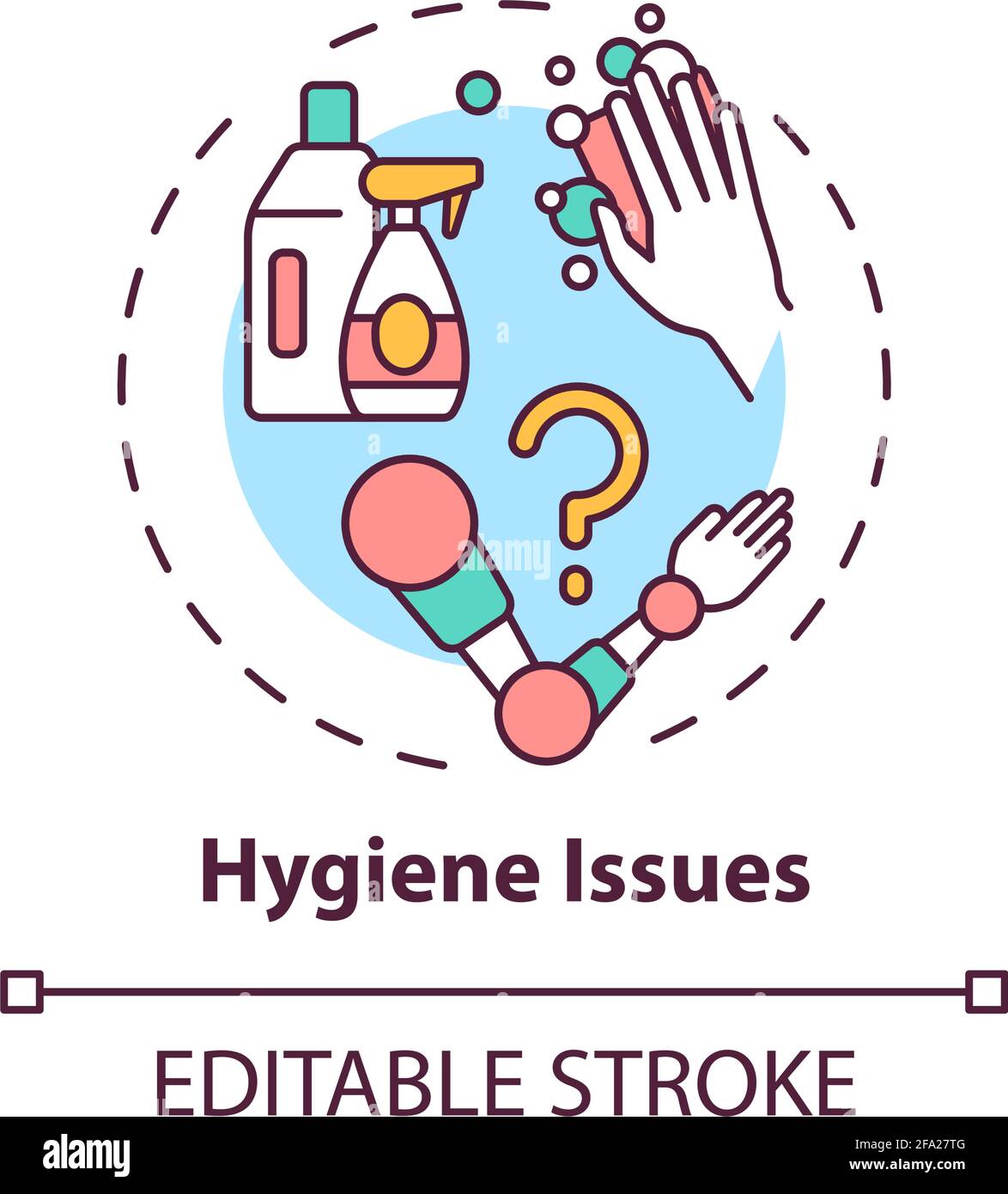 Hygiene issues concept icon Stock Vector Image & Art - Alamy