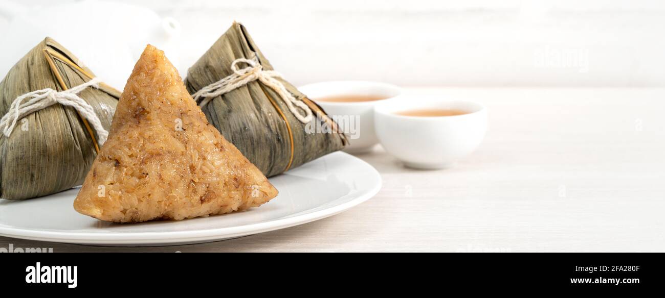 Zongzi. Rice dumpling for Chinese traditional Dragon Boat Festival ...