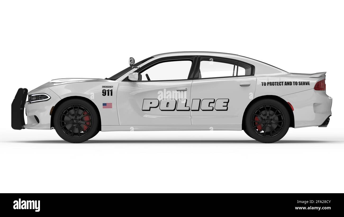 LOS ANGELES, UNITED STATES - Mar 02, 2021: Various angles of a white ...