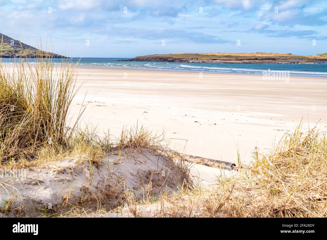 The dunes at Portnoo, Narin, beach in County Donegal, Ireland Stock ...