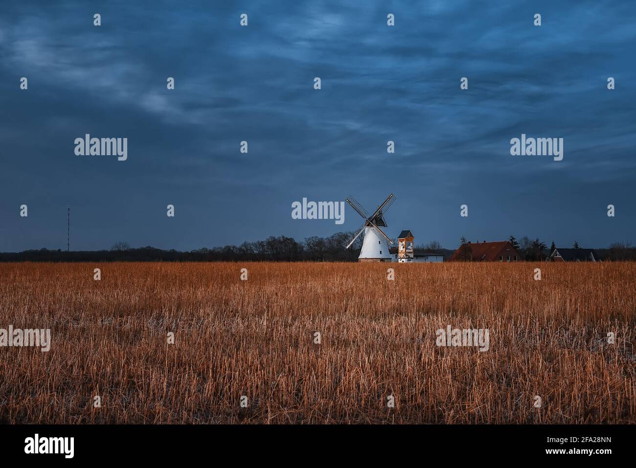 Old yellow windmill hi-res stock photography and images - Alamy