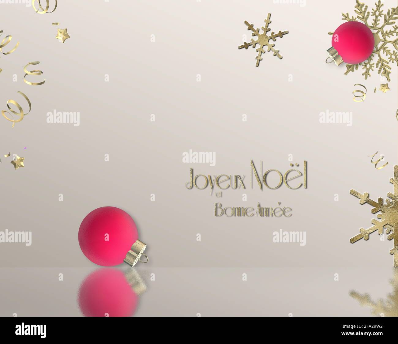 Vintage french poster christmas hi-res stock photography and images - Alamy
