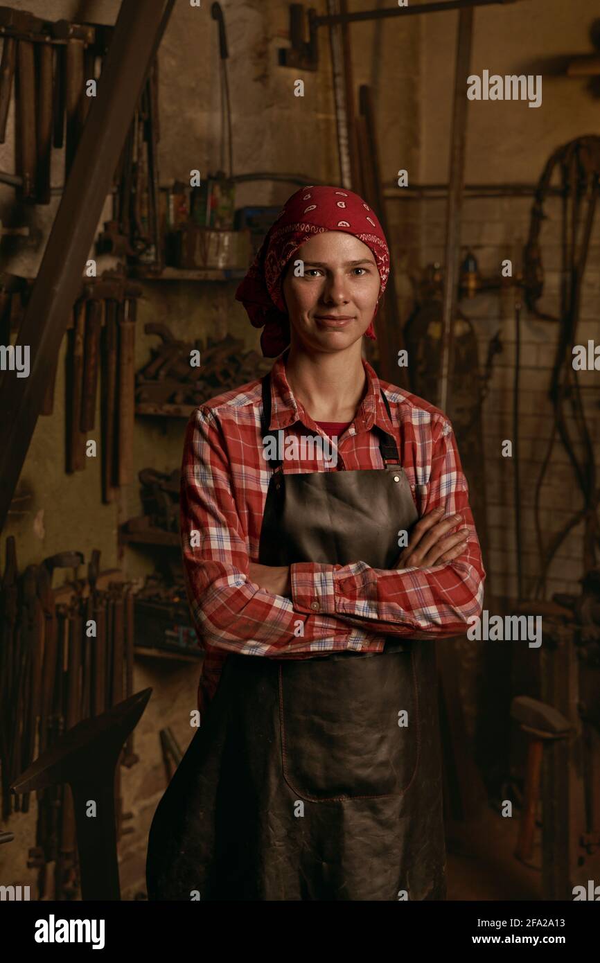 Female blacksmith hi-res stock photography and images - Alamy