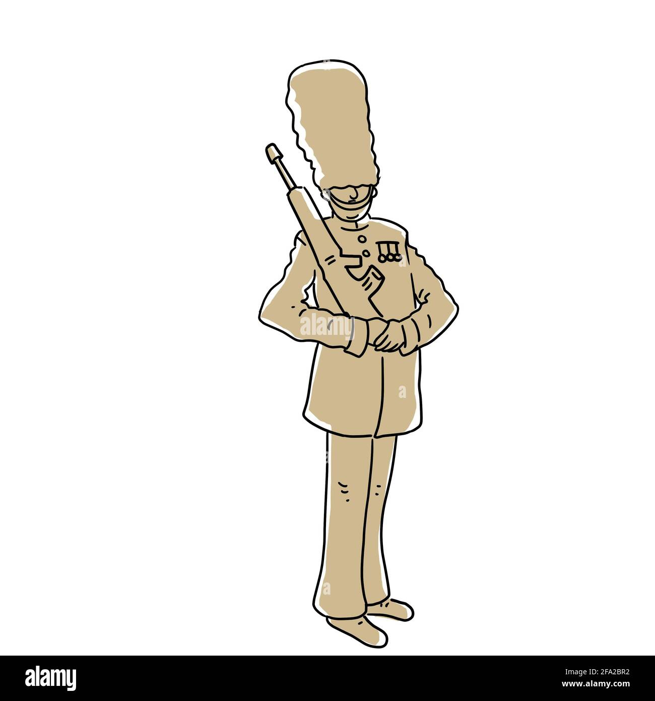 British royal guard Cut Out Stock Images & Pictures - Alamy