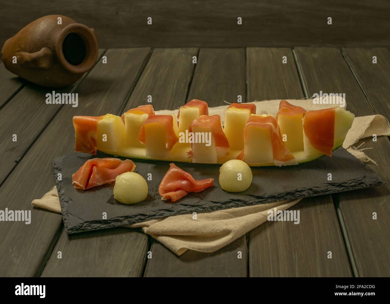 Toad skin melon hi-res stock photography and images - Alamy