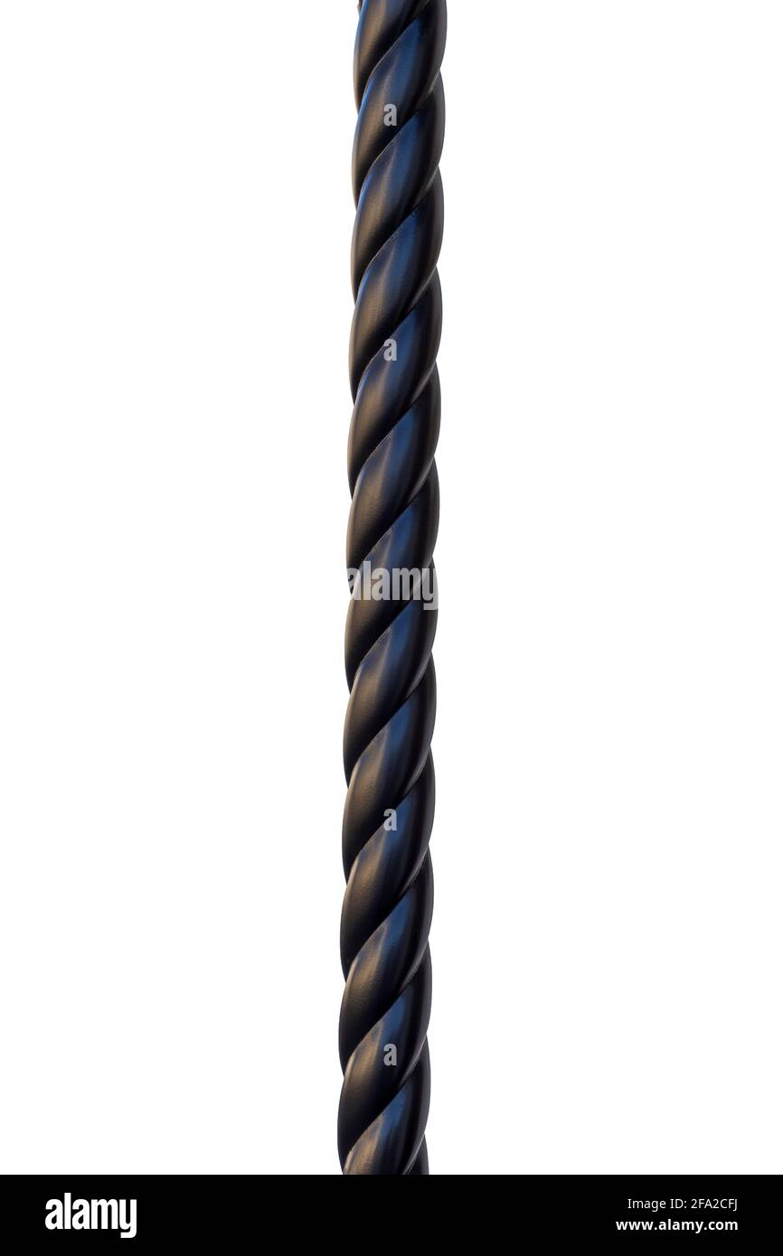 metal twisted pillar isolated on white background. High quality photo ...