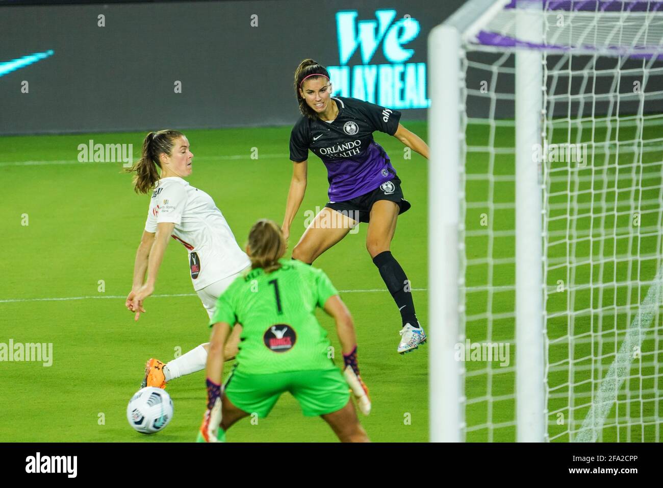 Orlando, Florida, USA, April 21, 2021, Orlando Pride forward Alex ...