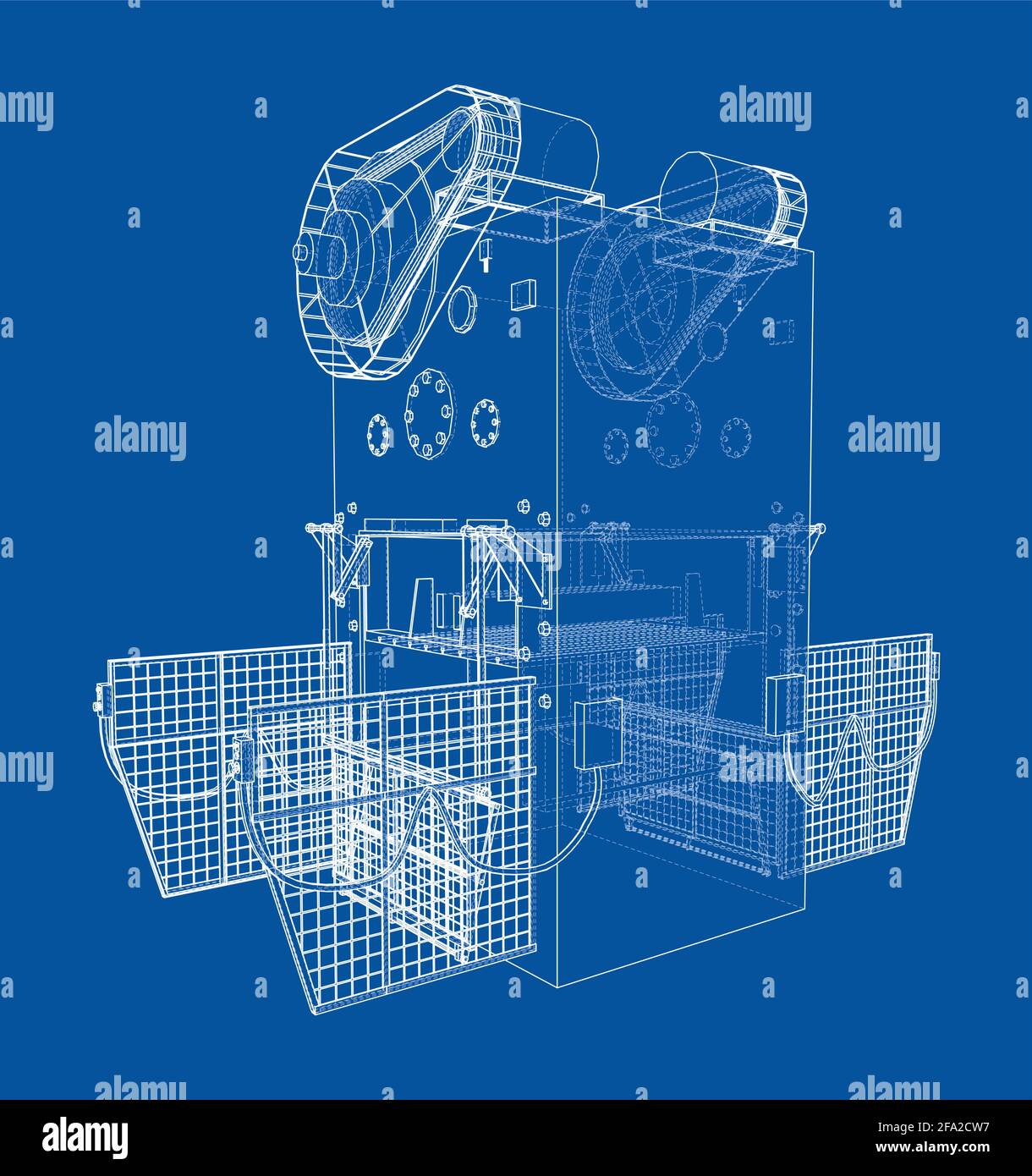 Powerful Press. Vector Stock Vector Image & Art - Alamy