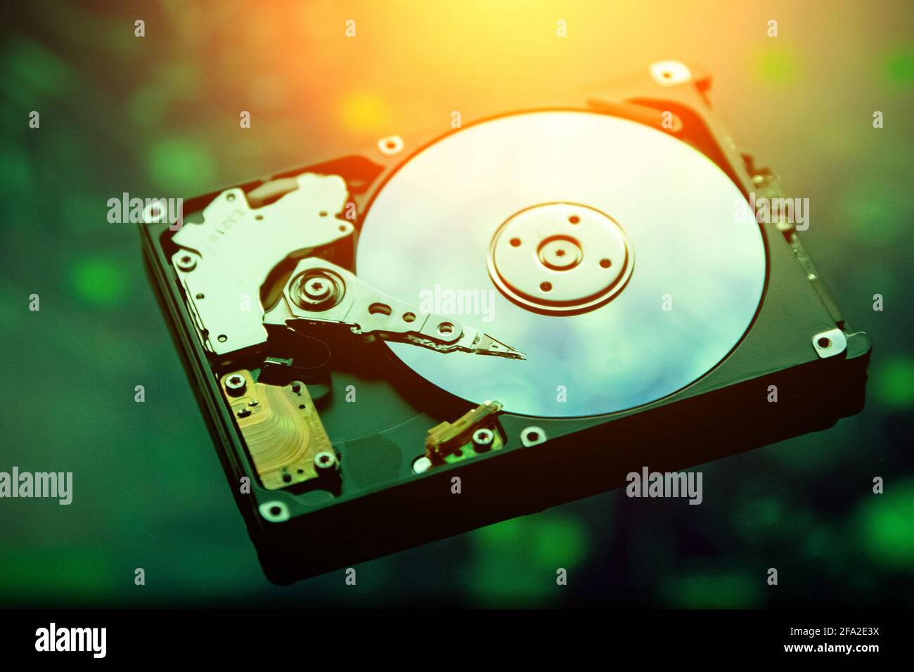 Computer HDD Hard Disk Drive. Disk close-up Stock Photo - Alamy