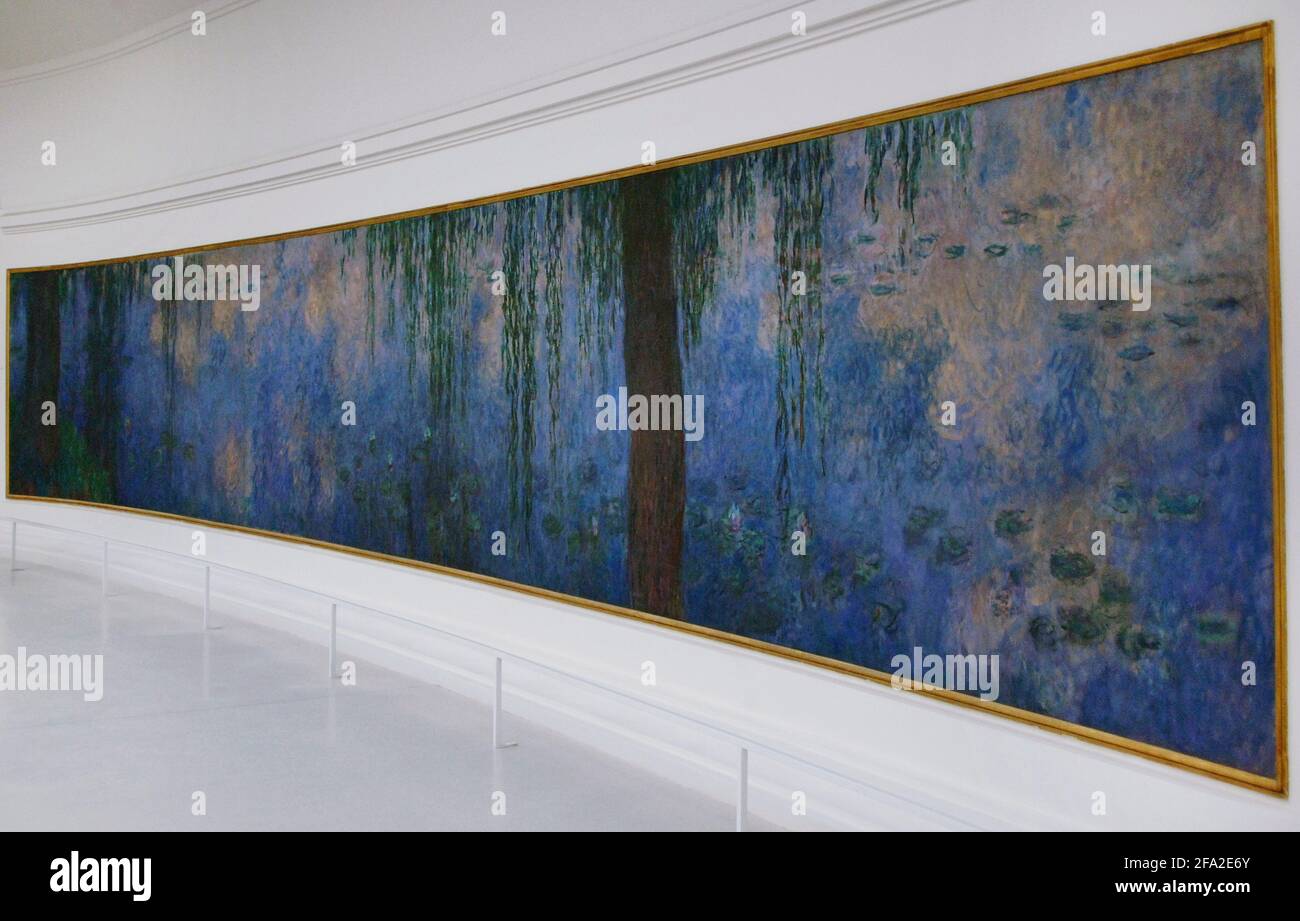 Claude Monet Water Lilies Morning Willows